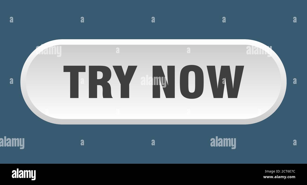 try now button. rounded sign isolated on white background Stock Vector ...