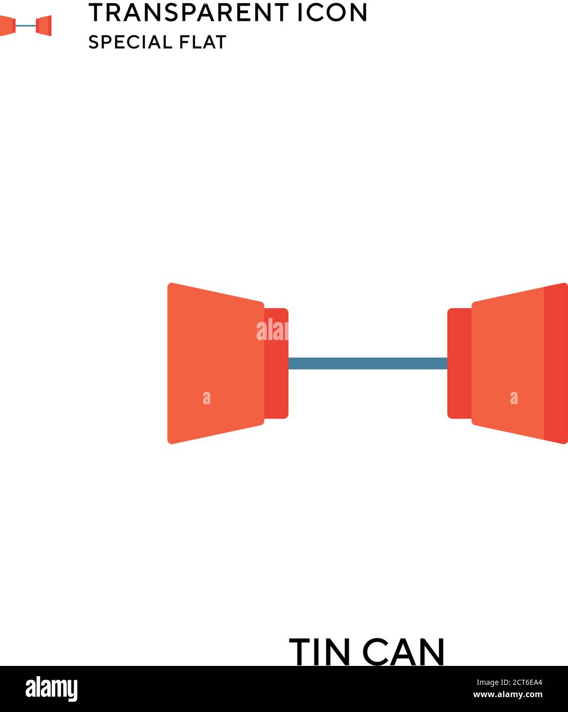 Tin can string Stock Vector Images - Alamy