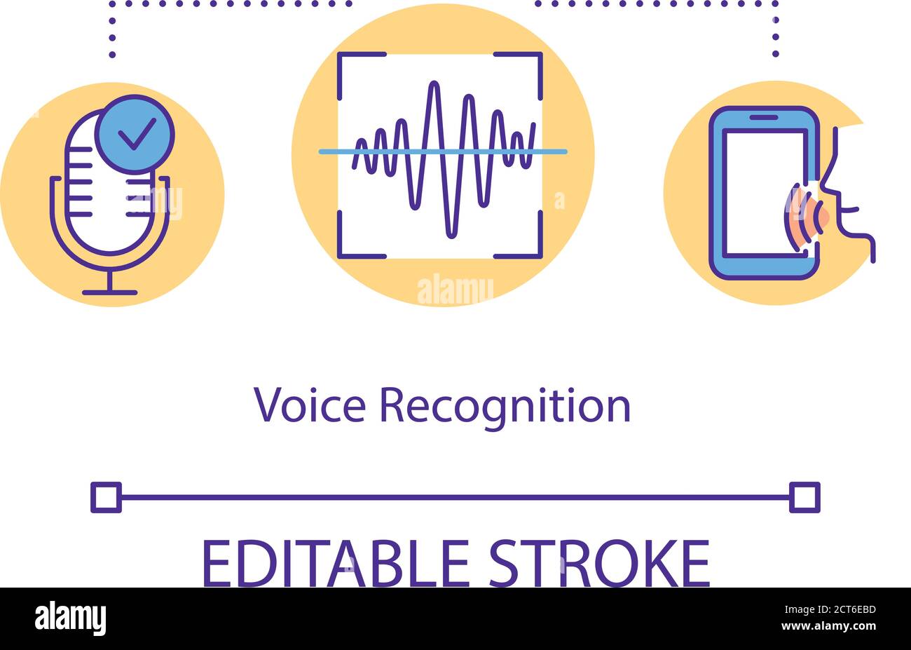 Voice recognition concept icon Stock Vector Image & Art - Alamy