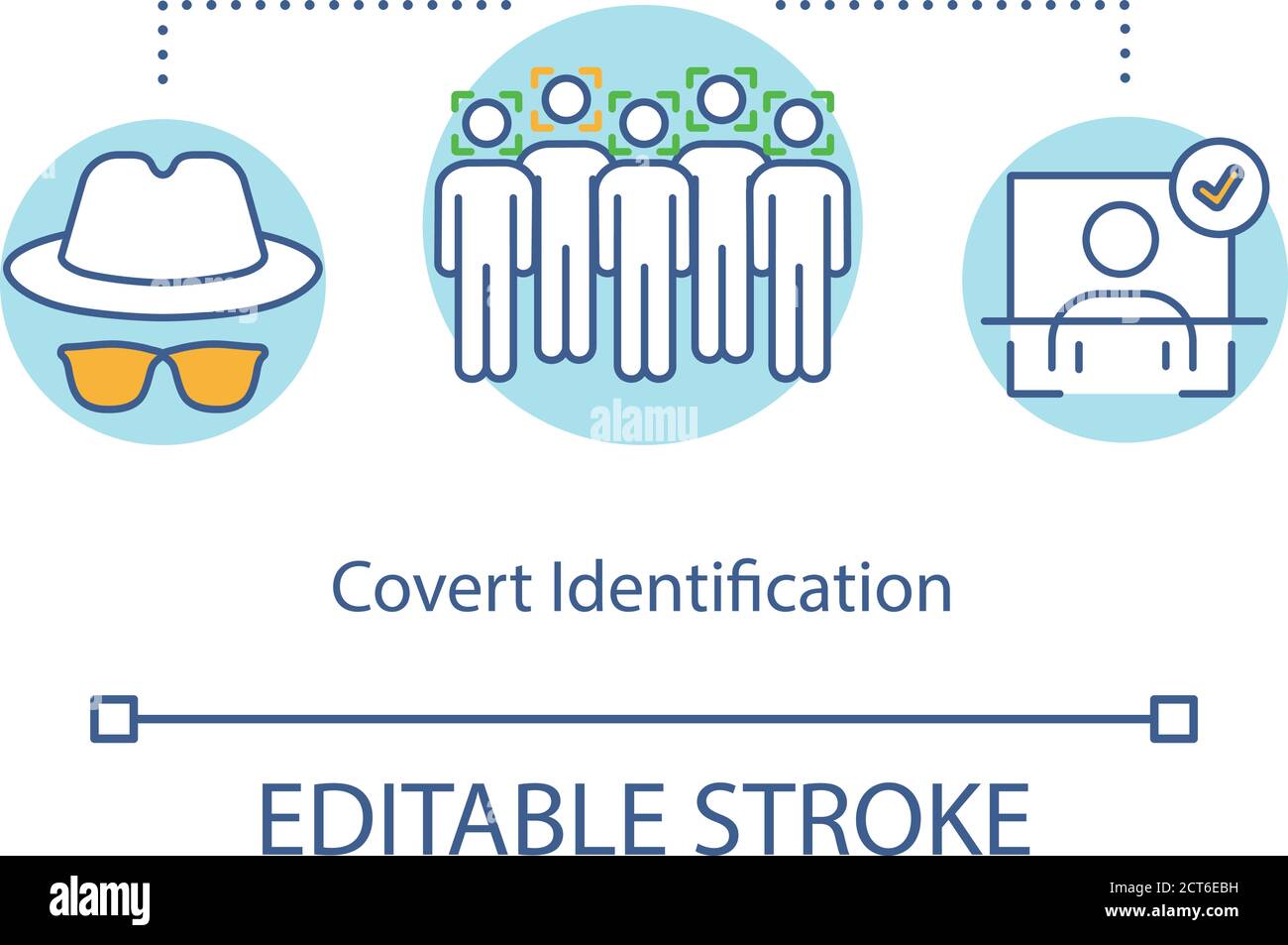 Covert identification concept icon Stock Vector Image & Art - Alamy