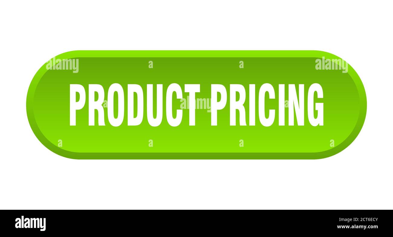 product pricing button. rounded sign isolated on white background Stock ...