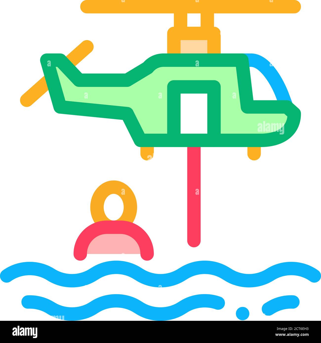 Rescuer rescue operation Stock Vector Images - Alamy
