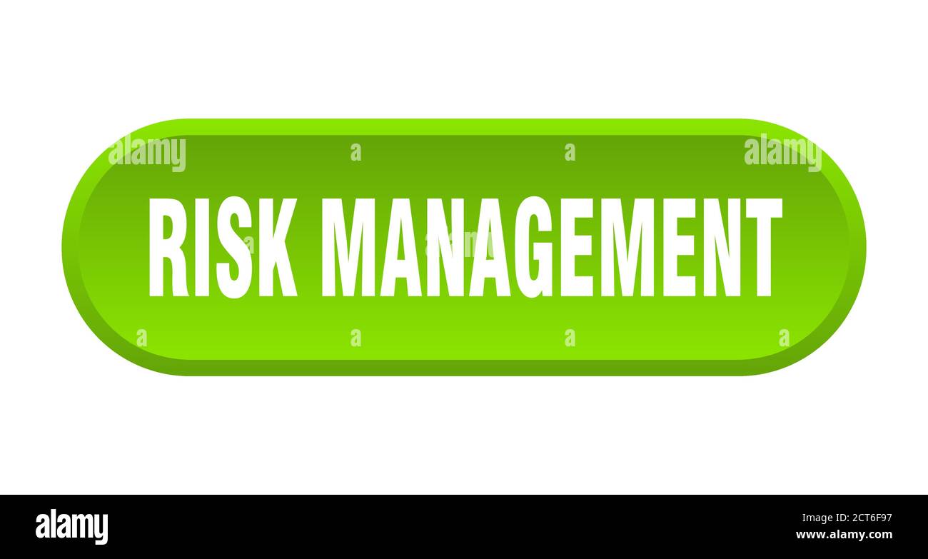 risk management button. rounded sign isolated on white background Stock ...
