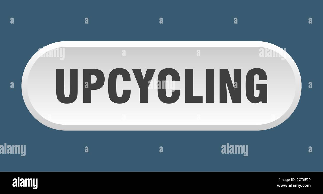 upcycling button. rounded sign isolated on white background Stock ...