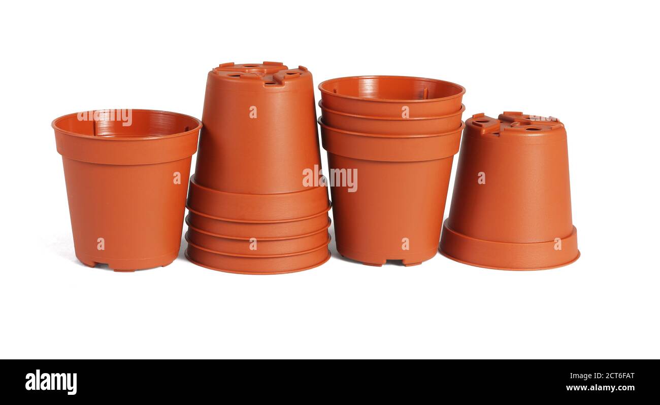Plastic flower pots hi-res stock photography and images - Alamy