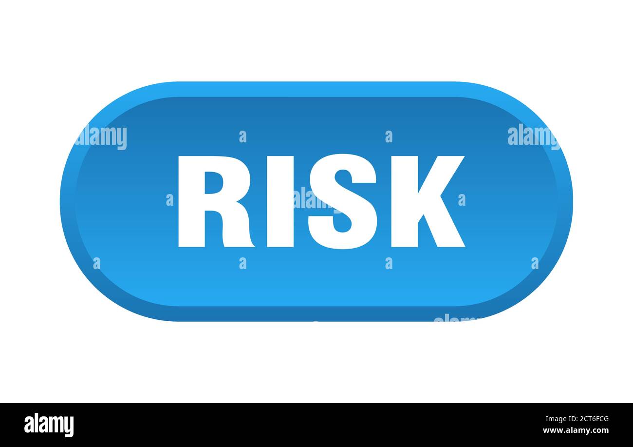 risk button. rounded sign isolated on white background Stock Vector ...