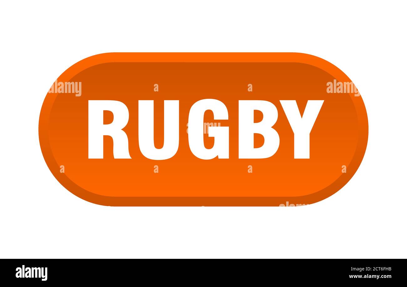 rugby button. rounded sign isolated on white background Stock Vector Image & Art - Alamy