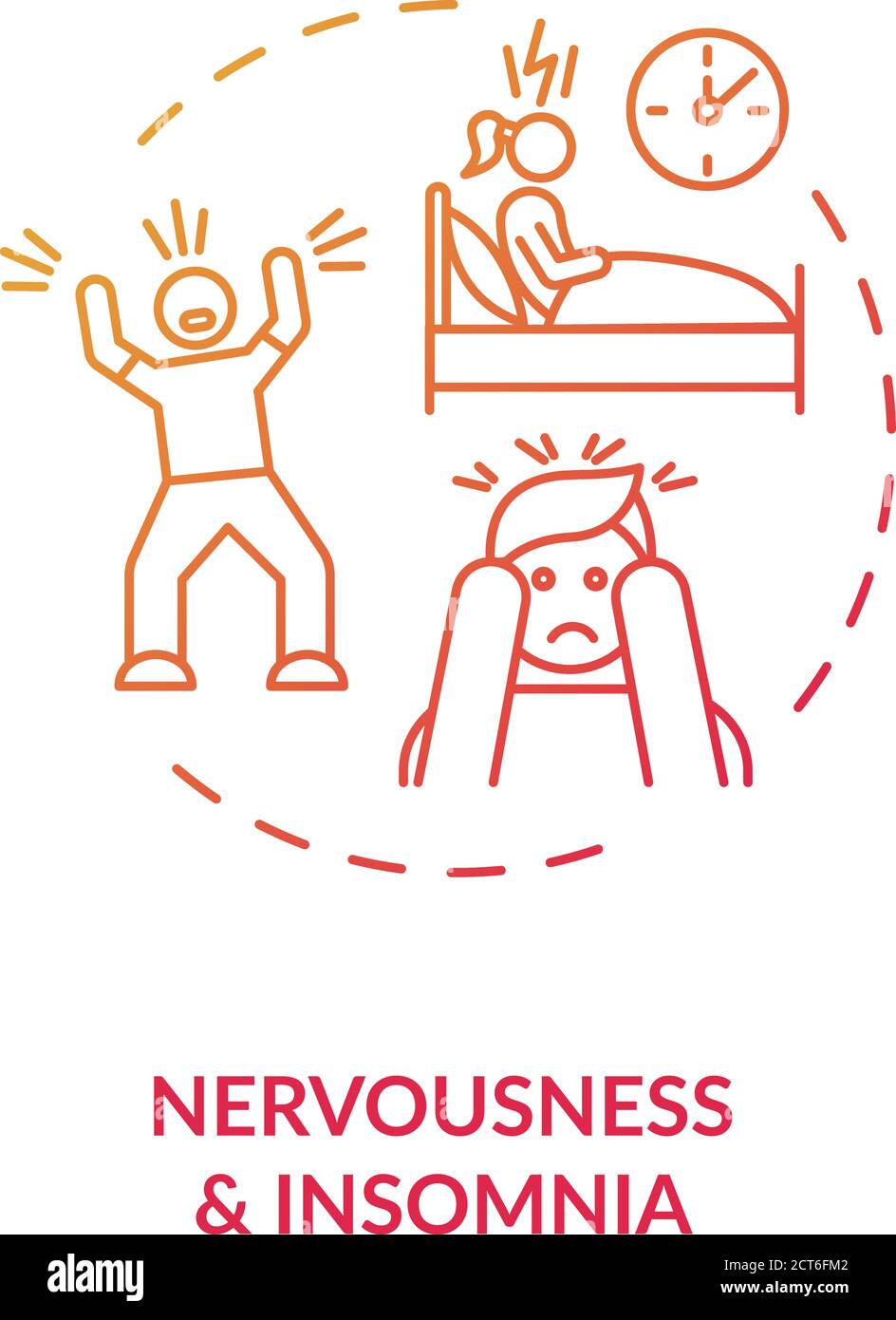 Restlessness Stock Vector Images - Alamy