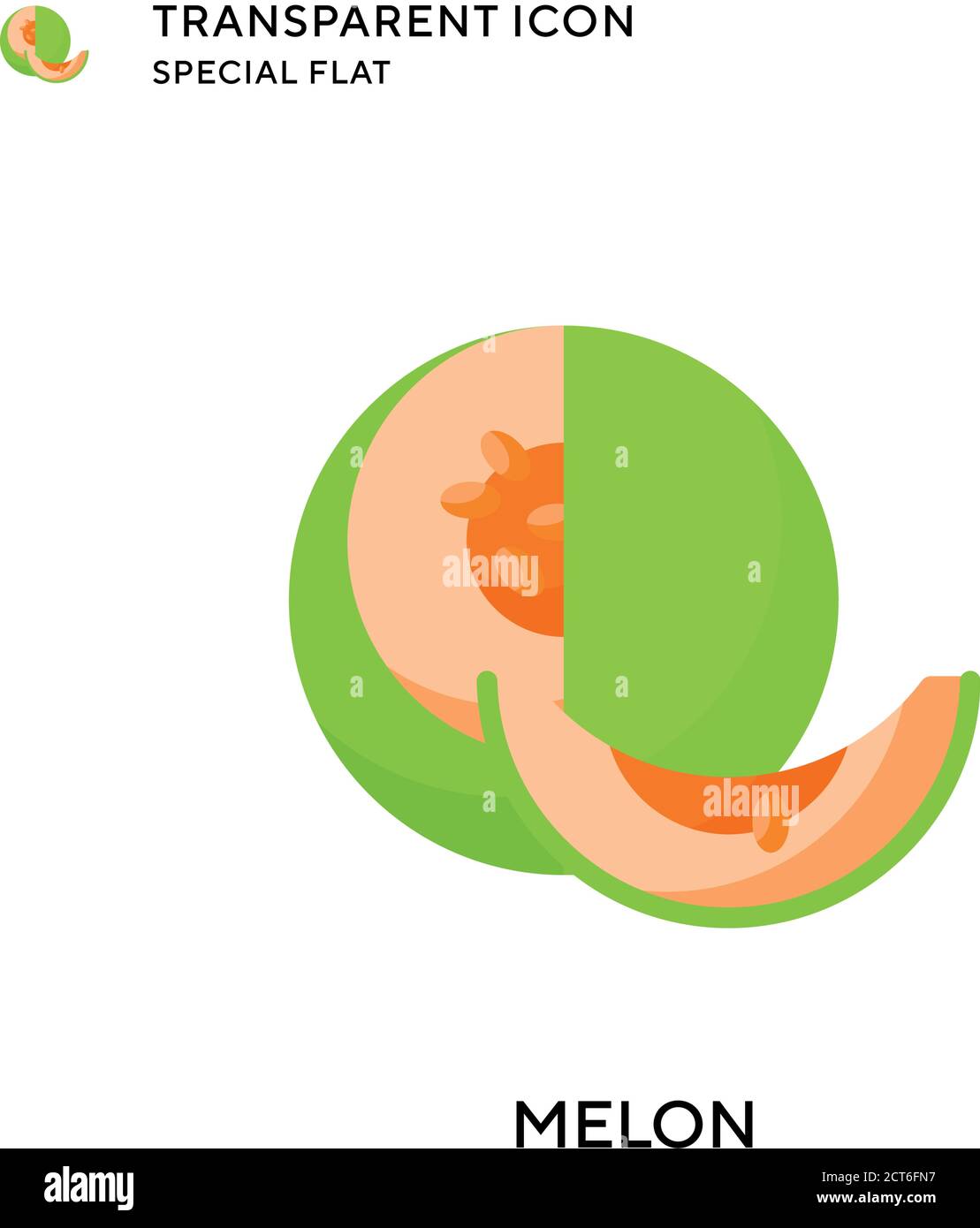 Melons vector vectors Stock Vector Images - Alamy