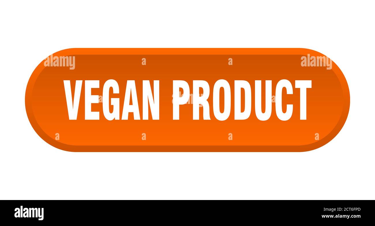 vegan product button. rounded sign isolated on white background Stock Vector Image & Art - Alamy