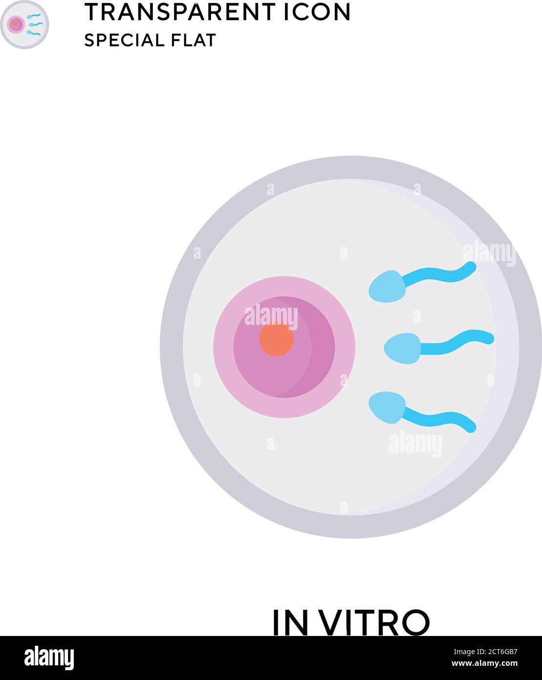 In vitro vector icon. Flat style illustration. EPS 10 vector Stock ...