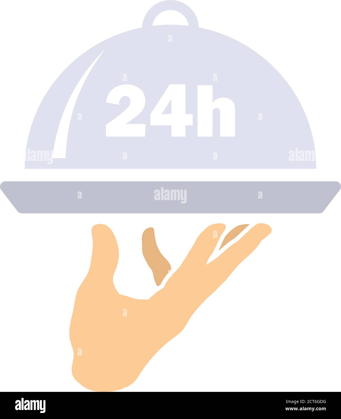 24 hour room service icon hi-res stock photography and images - Alamy