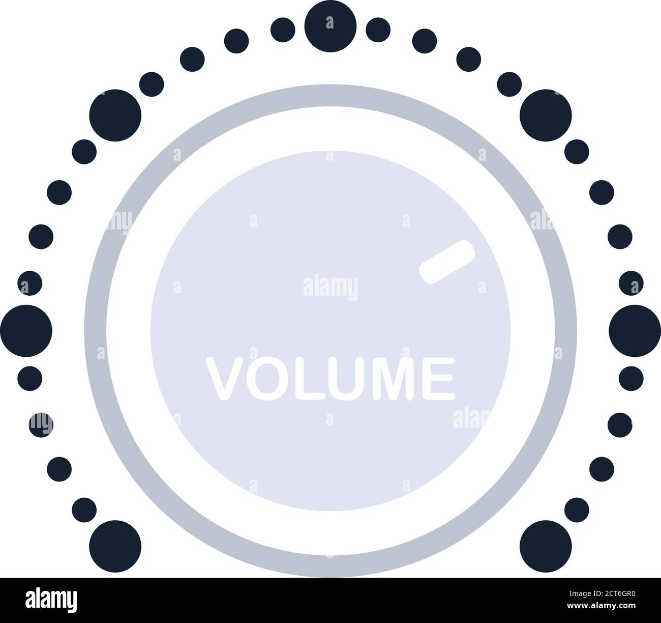Volume Control Icon. Flat Color Design. Vector Illustration Stock ...