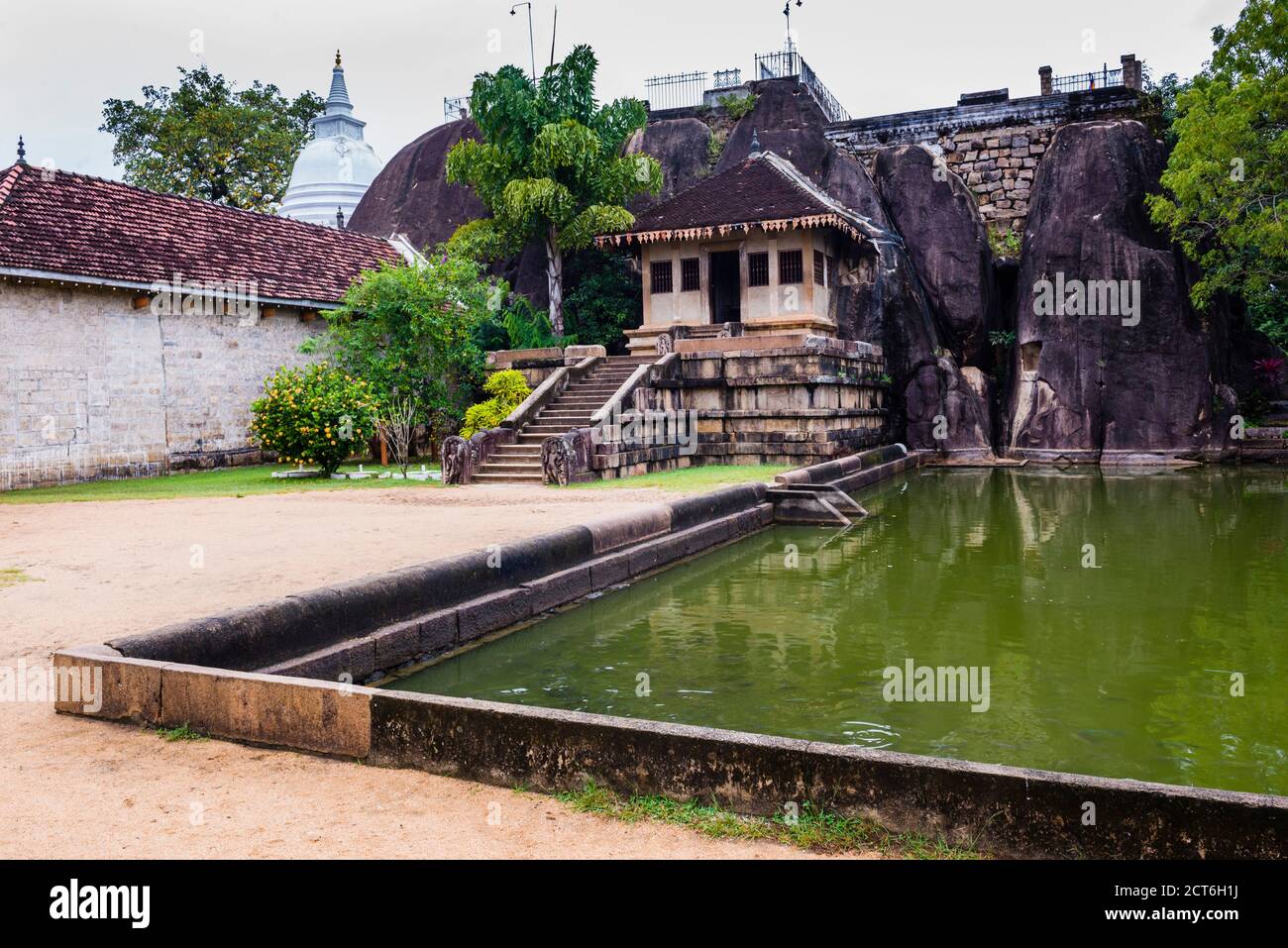 Isurumuniya Vihara, a Buddhist cave temple at the Sacred City of Anuradhapura, Cultural Triangle ...