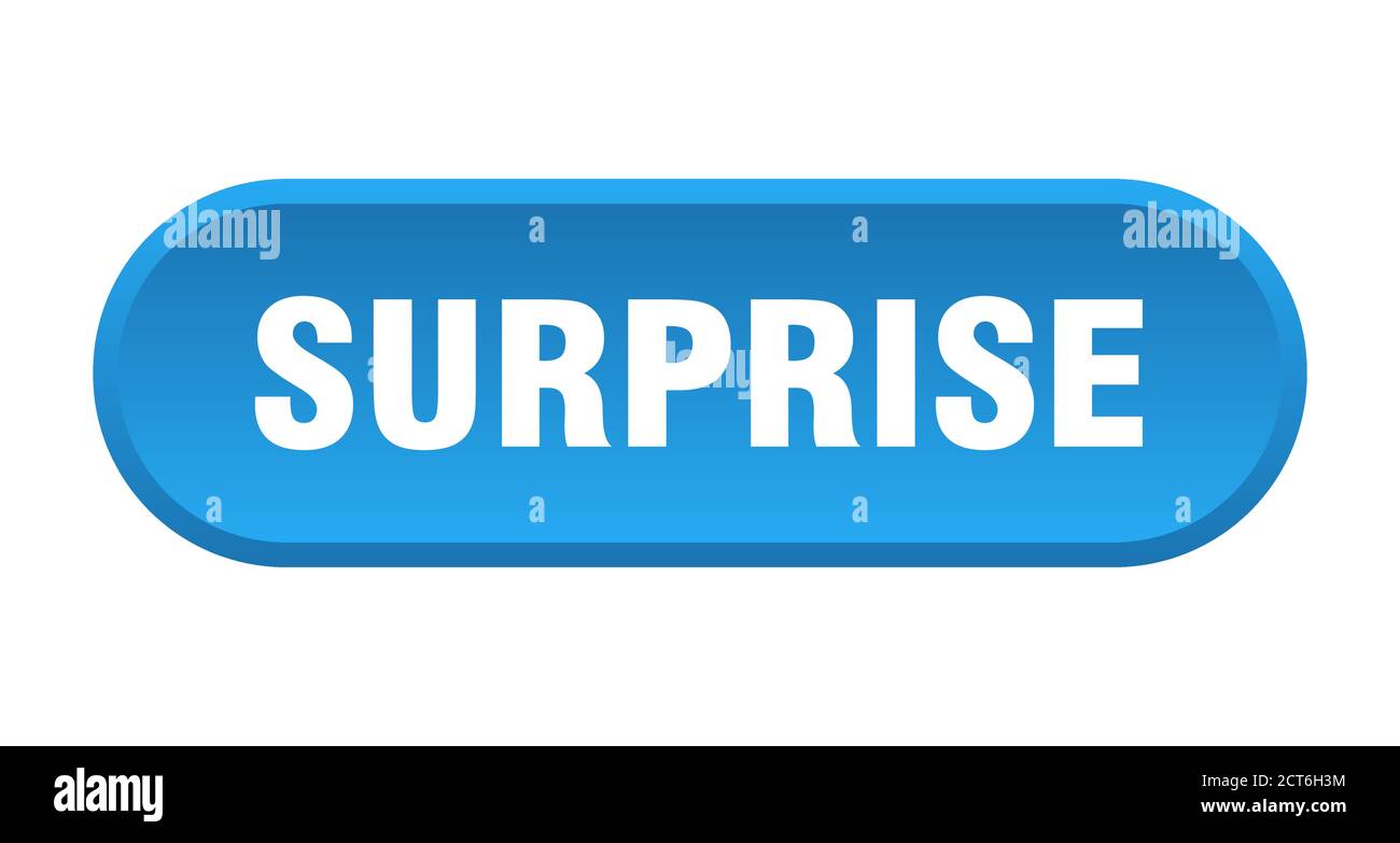 surprise button. rounded sign isolated on white background Stock Vector Image & Art - Alamy
