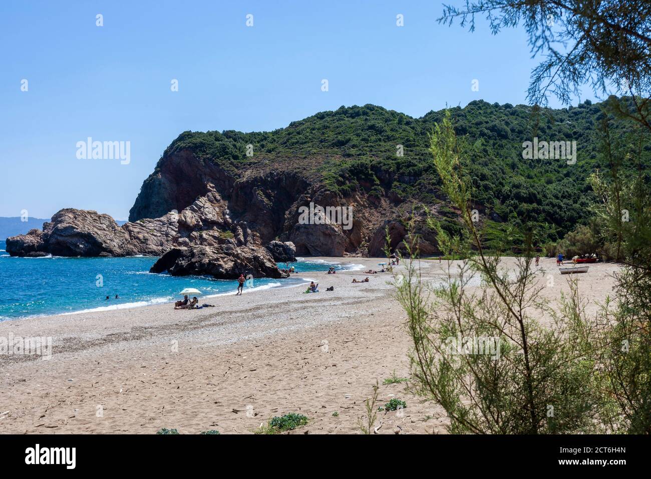 Beaches of Greece, Paltsi beach, Volos district, Pelion, Aegean sea ...