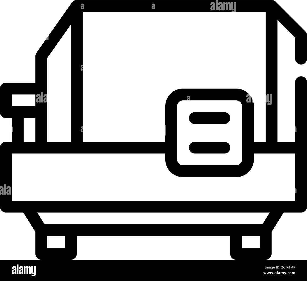 Spin centrifuge line icon Stock Vector Images - Alamy