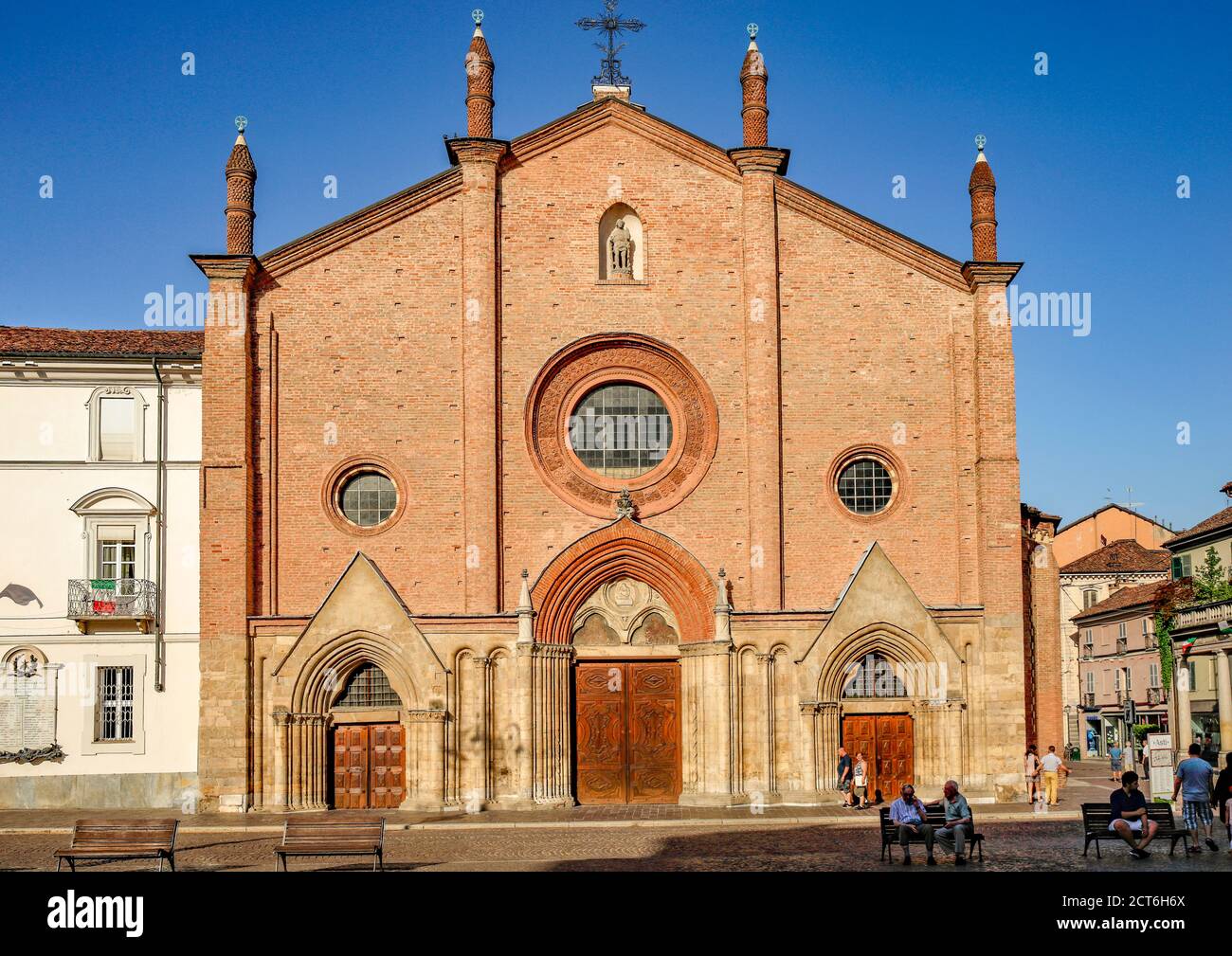 Italy Piedmont Asti - Church Collegiate of san Secondo Stock Photo - Alamy