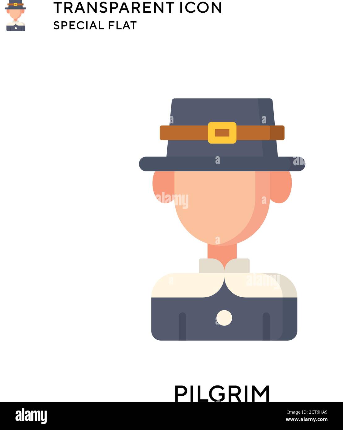 Pilgrims symbol Stock Vector Images - Alamy