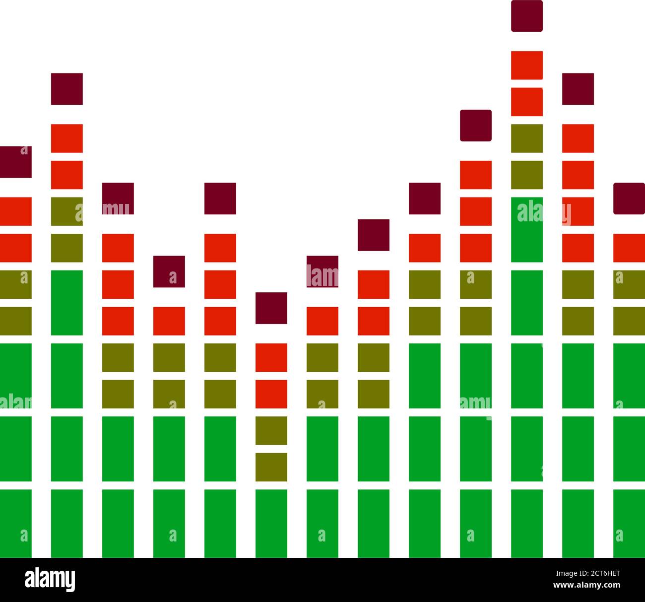 Graphic Equalizer Icon. Flat Color Design. Vector Illustration Stock ...