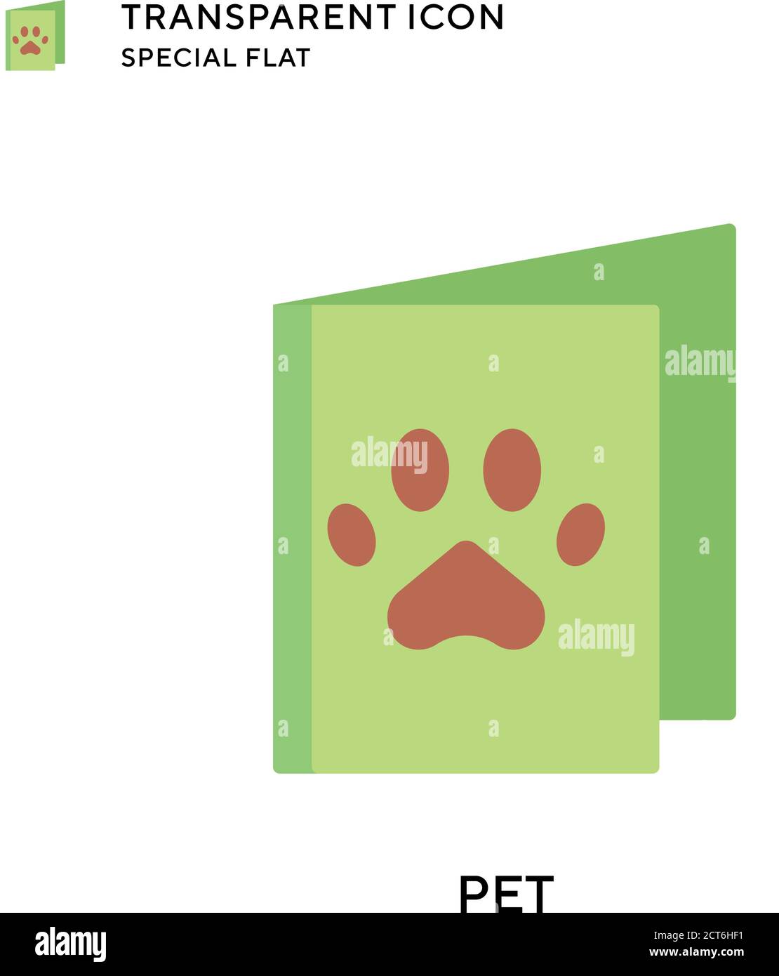 Pet vector icon. Flat style illustration. EPS 10 vector Stock Vector ...
