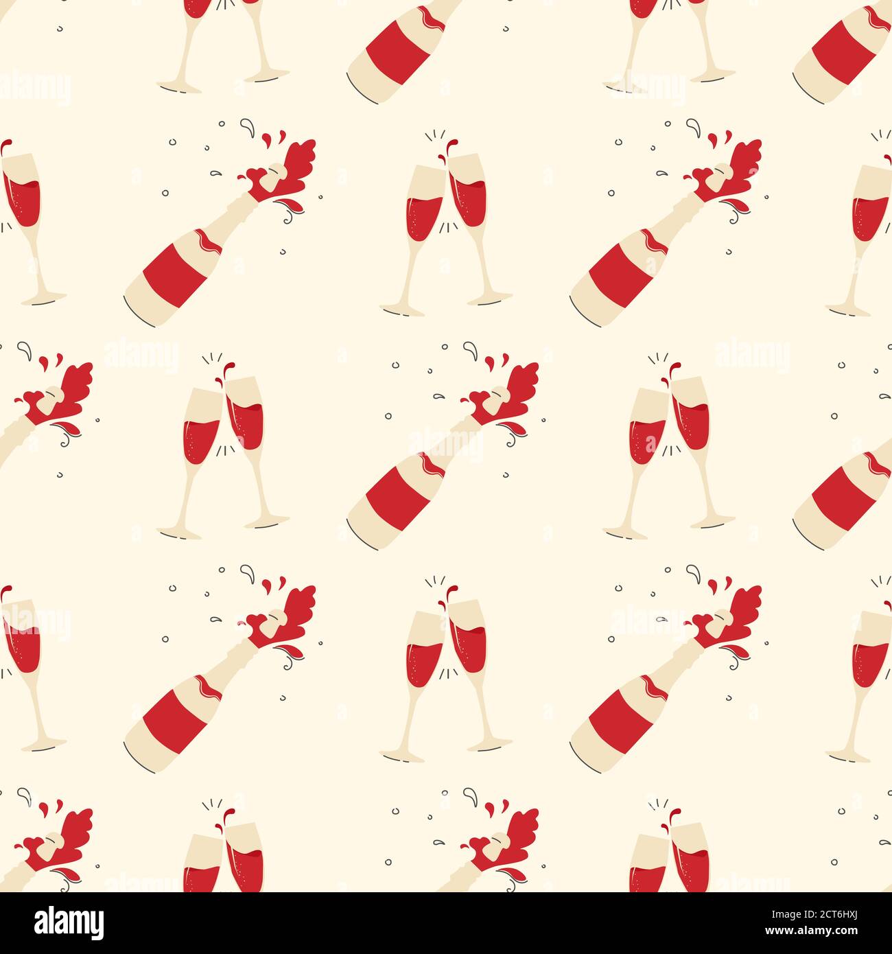 Christmas decor gift glasses Stock Vector Images - Alamy