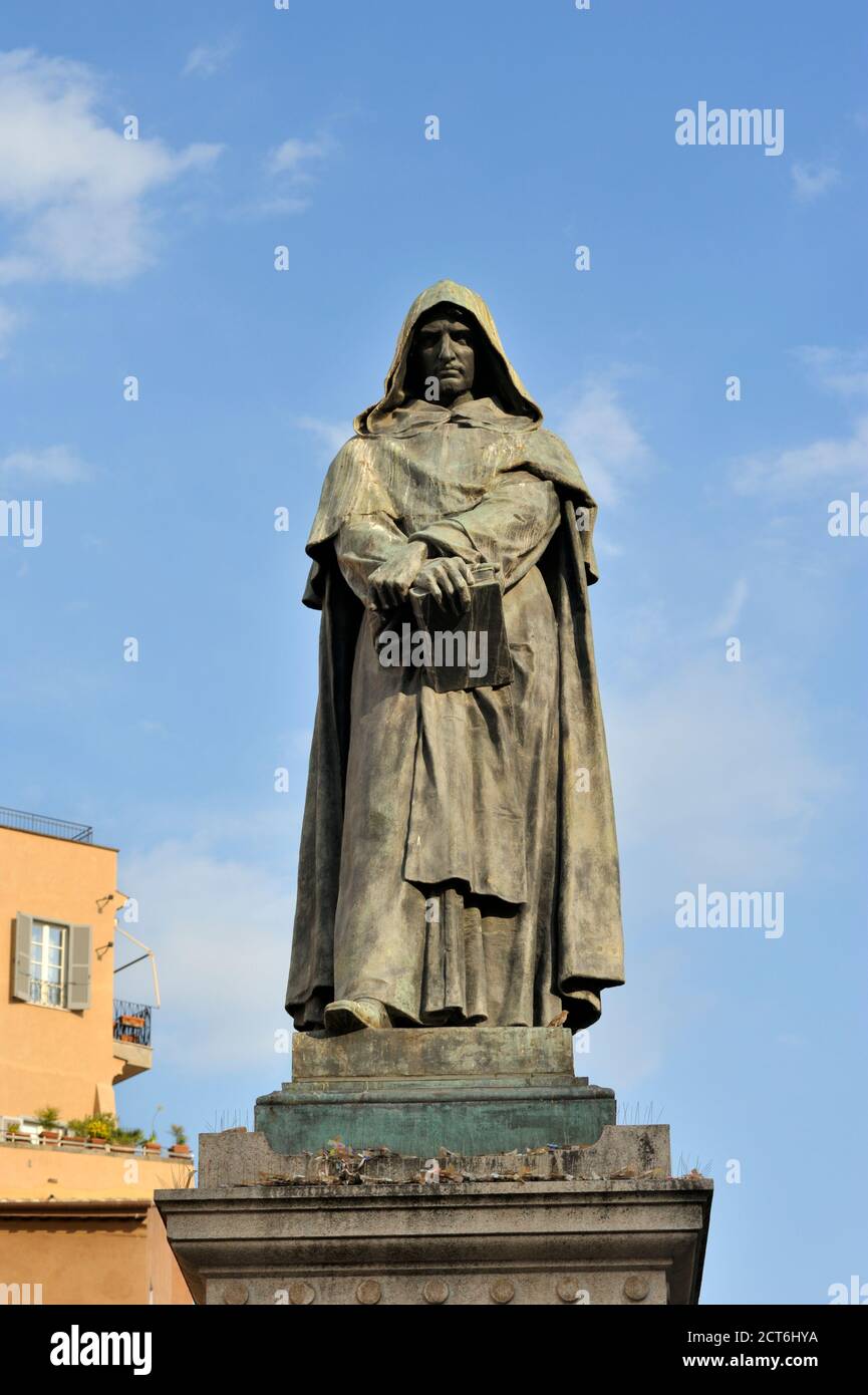 Rome Italy Statue Giordano Bruno High Resolution Stock Photography and ...