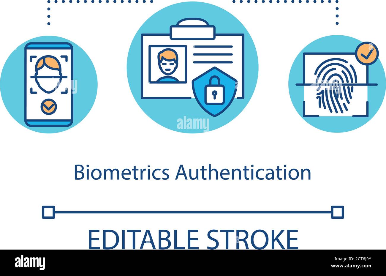 Biometrics authentication concept icon Stock Vector Image & Art - Alamy Biometrics authentication concept icon Stock Vector Image & Art - Alamy