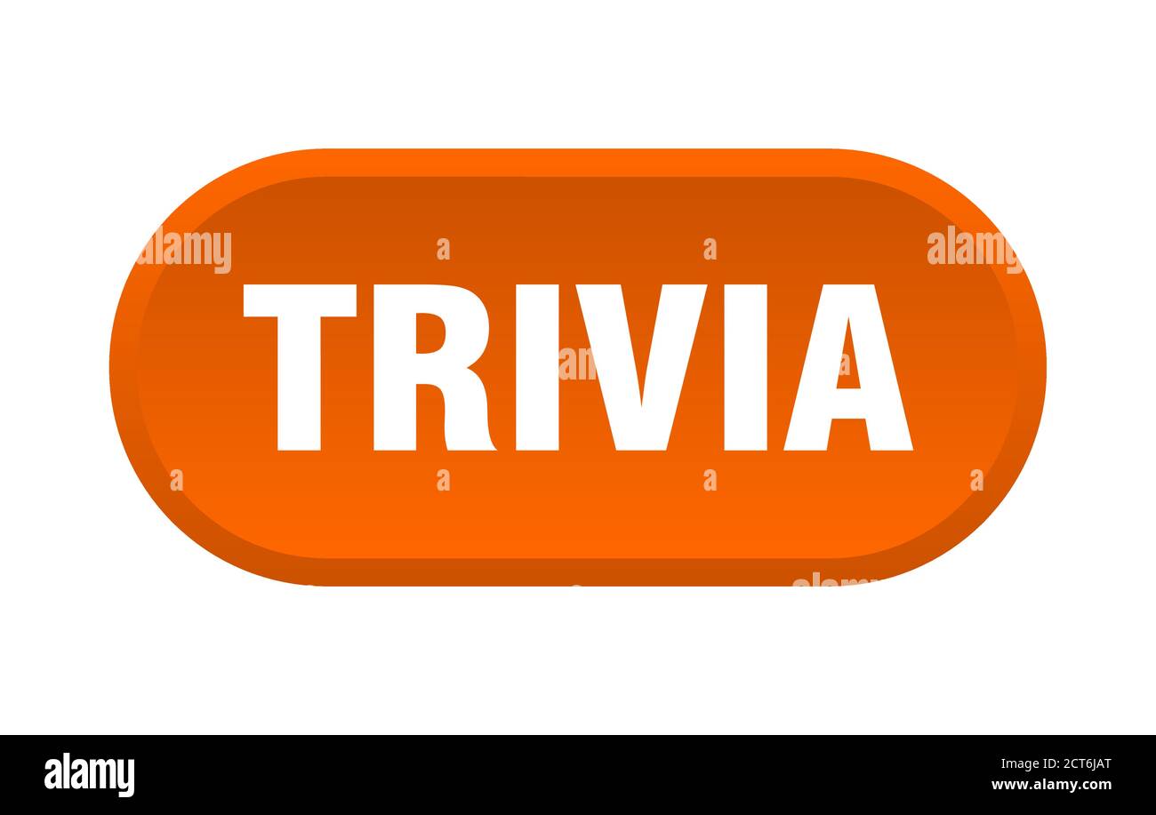 trivia button. rounded sign isolated on white background Stock Vector ...