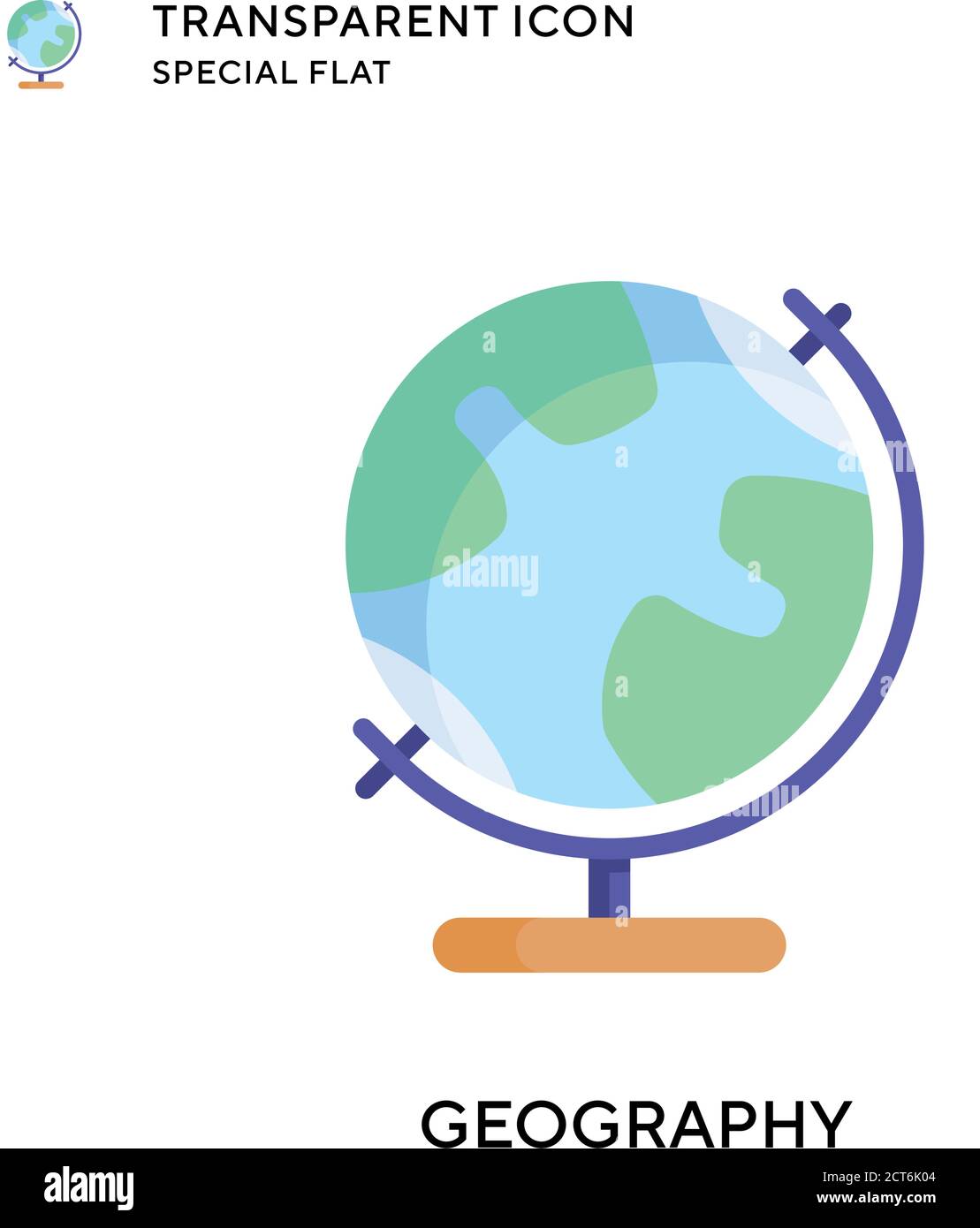 Geography vector icon. Flat style illustration. EPS 10 vector Stock ...