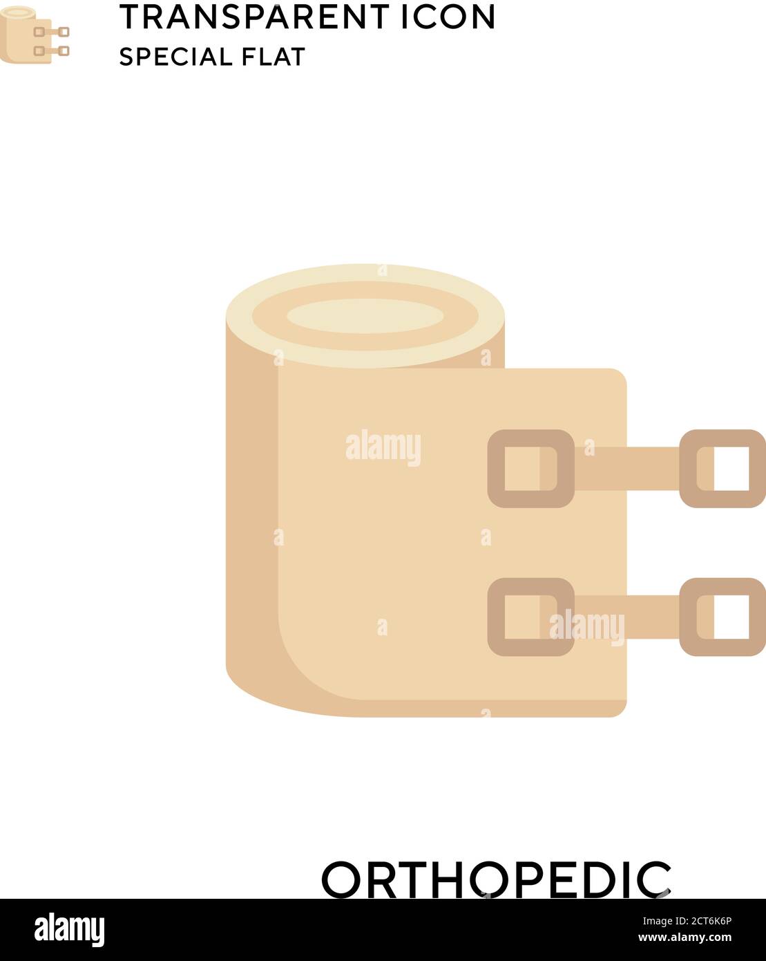 Orthopedic vector icon. Flat style illustration. EPS 10 vector Stock ...