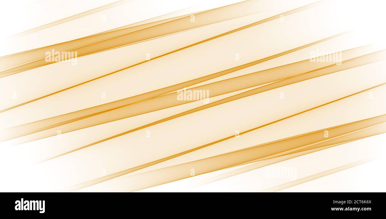 Abstract white technology background with shades of orange stripes - 2D ...