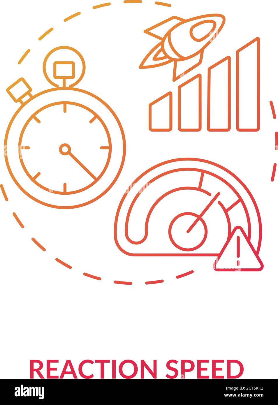 Reaction speed concept icon Stock Vector Image & Art - Alamy