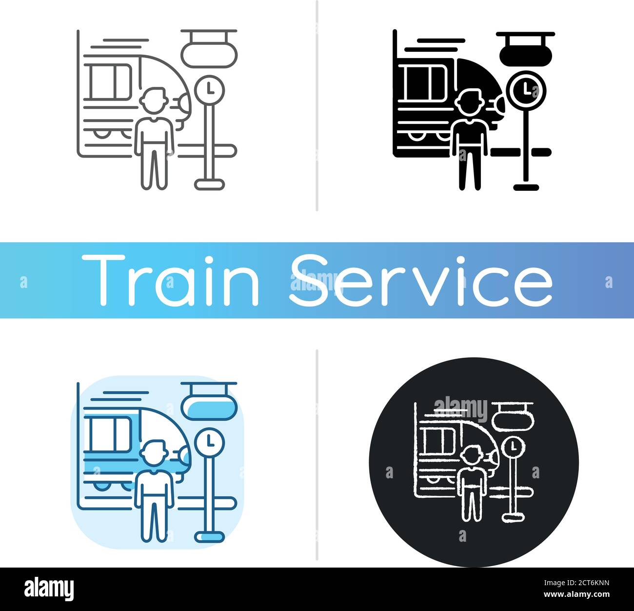 Line commuter rail service Stock Vector Images - Alamy
