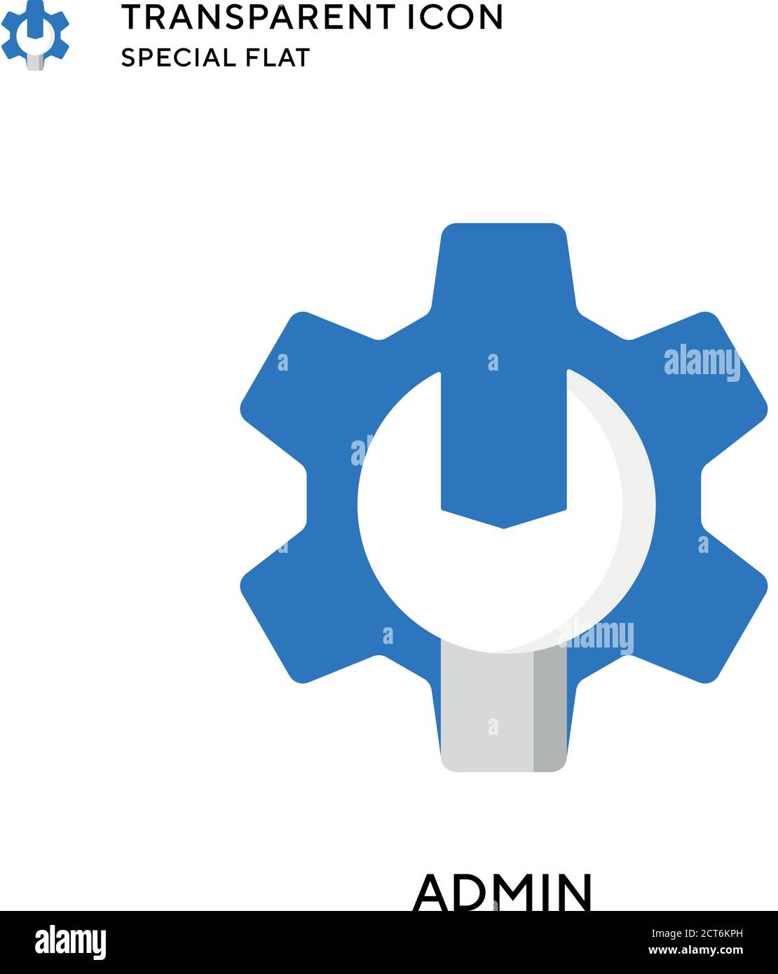 Admin vector icon. Flat style illustration. EPS 10 vector Stock Vector ...