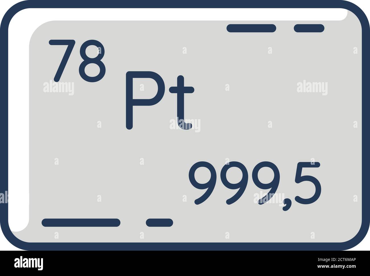 Platinum RGB color icon Stock Vector Image & Art - Alamy