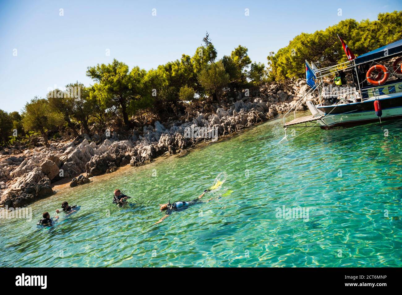 Scuba diving at Dalyan, Mugla Province, Turkey, Eastern Europe Stock ...
