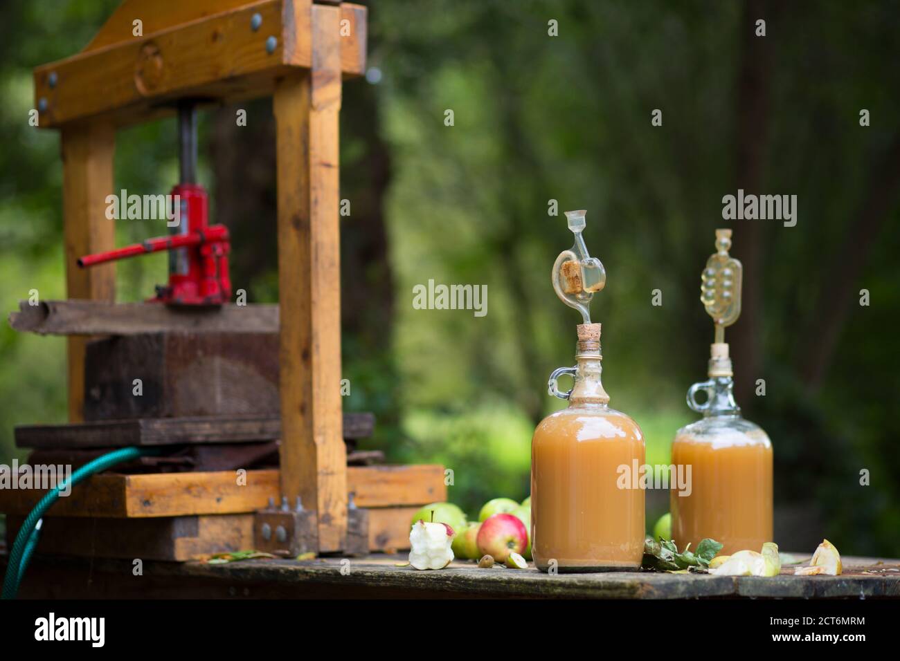 Traditional Cider made by hand Stock Photo - Alamy