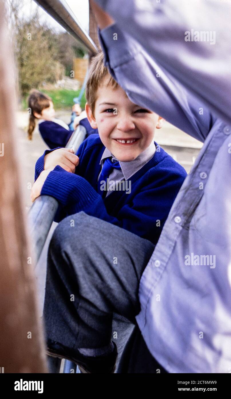Children in the playground at Winfrith Newburgh CofE First School ...