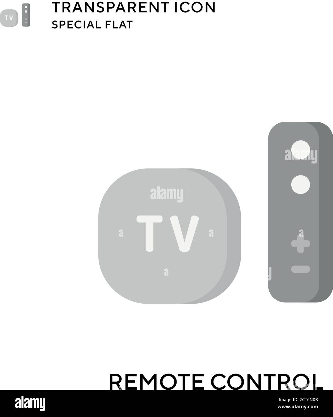 Remote control vector icon. Flat style illustration. EPS 10 vector ...
