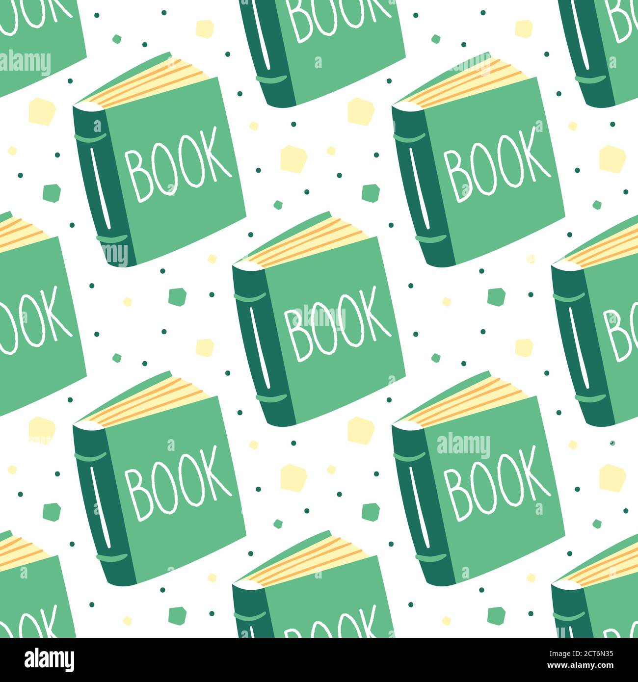 Little book library Stock Vector Images - Alamy