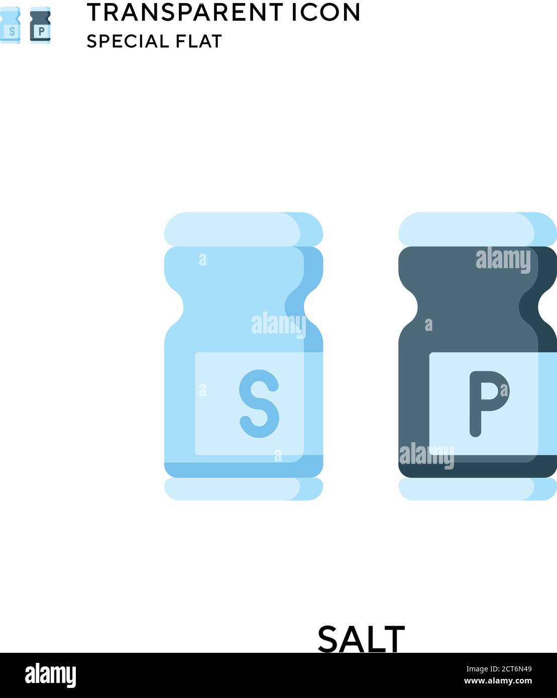 Shaker salt pile Cut Out Stock Images & Pictures - Alamy