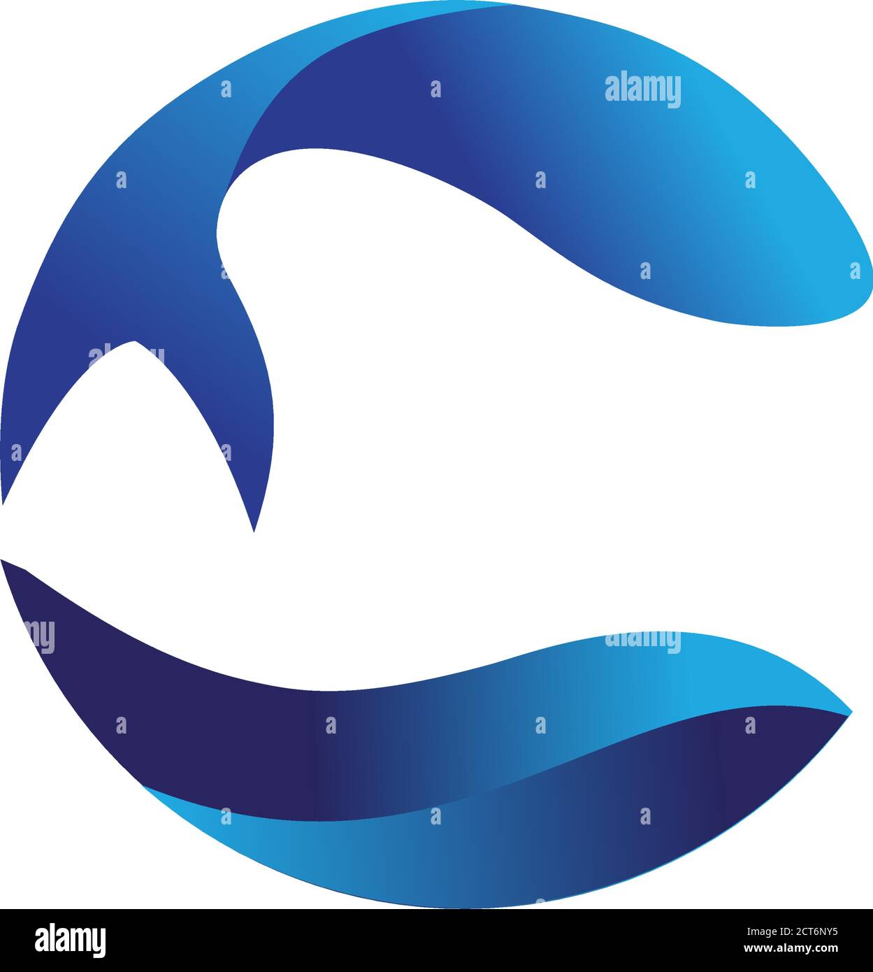blue fish and ocean wave Stock Vector Image & Art - Alamy