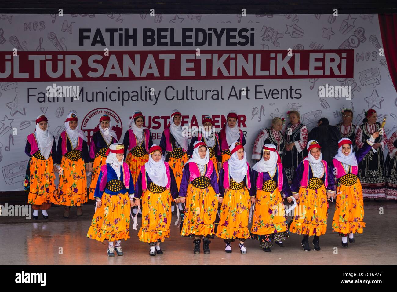 Cultural dance festival, Istanbul, Turkey, Eastern Europe Stock Photo ...