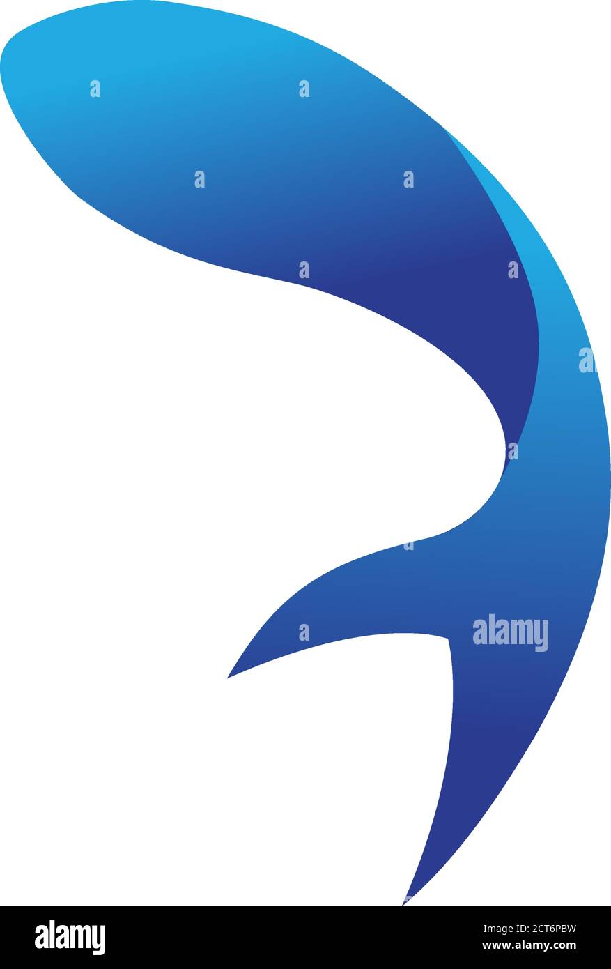 blue fish and ocean wave Stock Vector Image & Art - Alamy