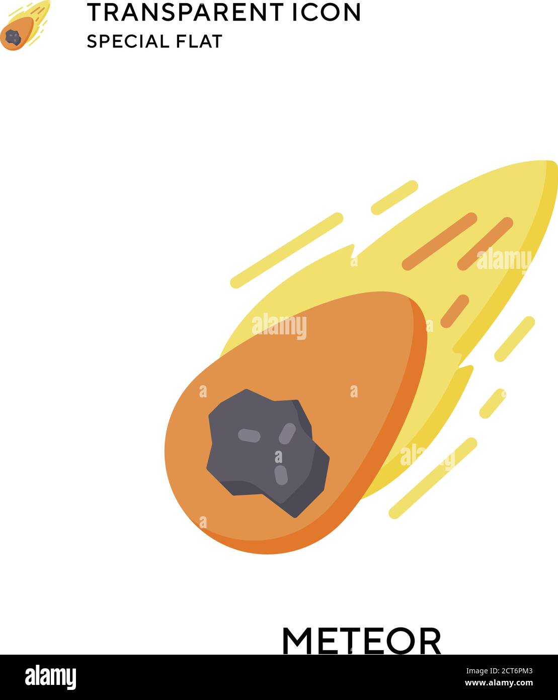 Earth collision meteor Stock Vector Images - Alamy