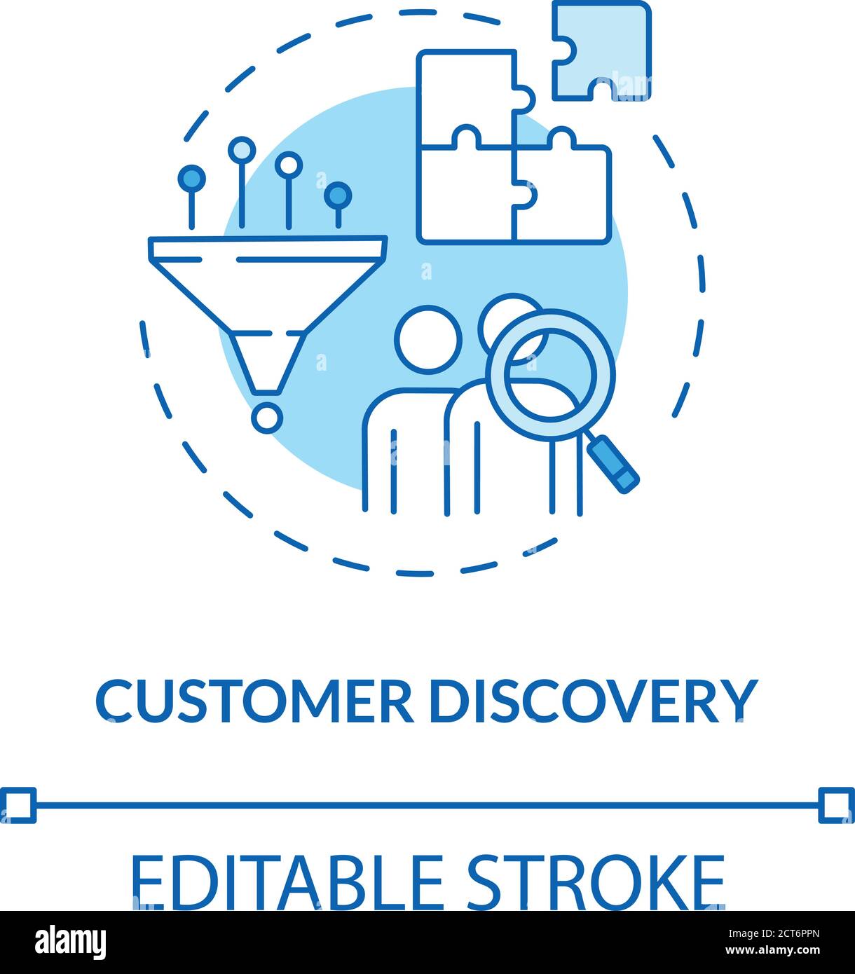 Customer discovery concept icon Stock Vector Image & Art - Alamy