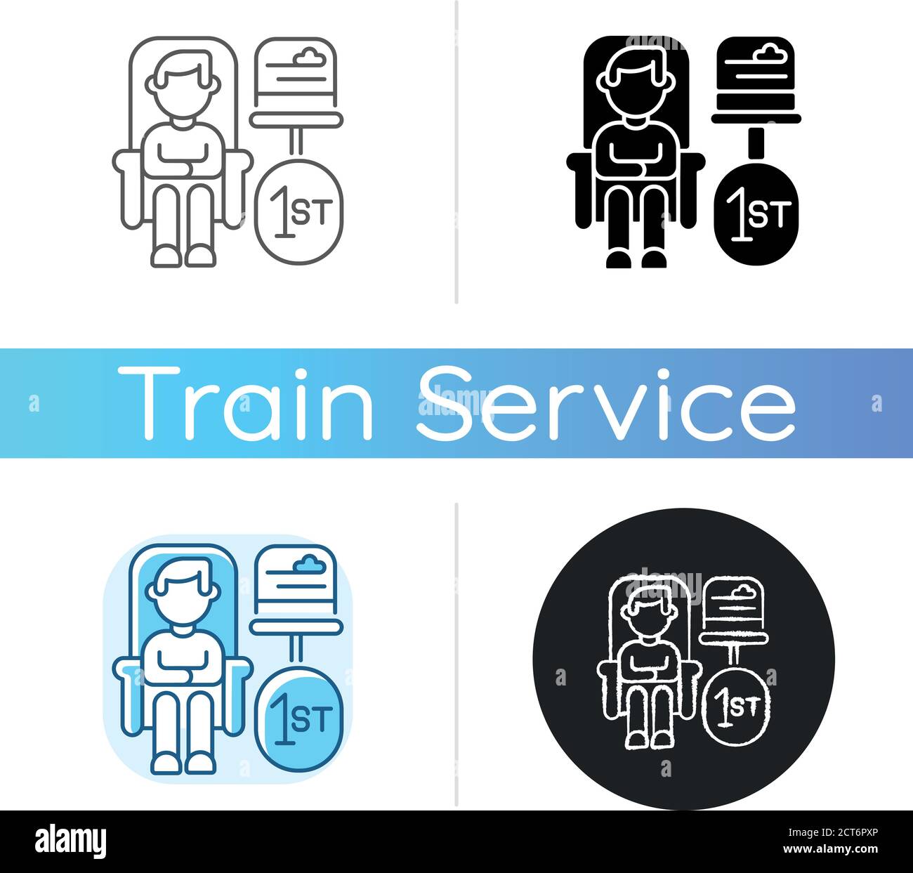 1st class train sign Stock Vector Images - Alamy