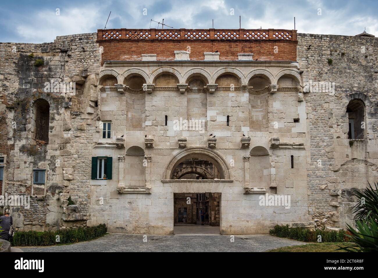 Golden Gate, the North Gate of Diocletian s Palace at Split in Croatia ...