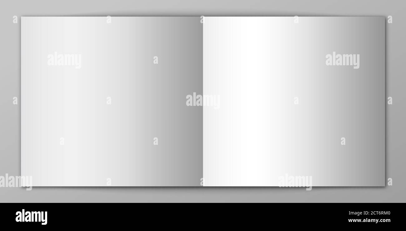 Empty notebook isolated. Blank paper notebook. Vector illustration ...